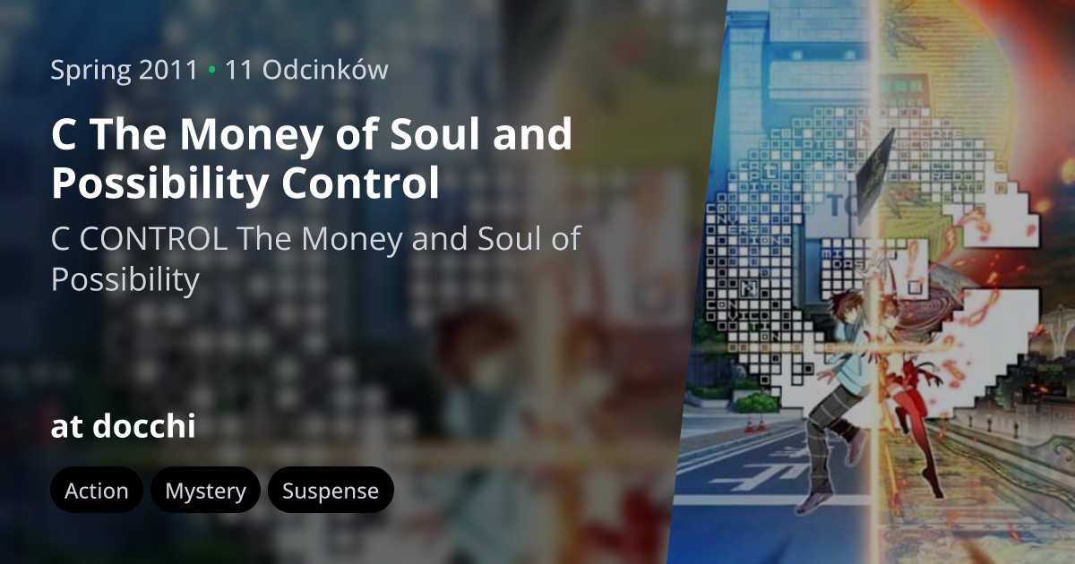 C: The Money of Soul and Possibility Control - docchi.pl