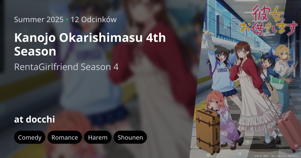 Kanojo, Okarishimasu 4th Season - docchi.pl