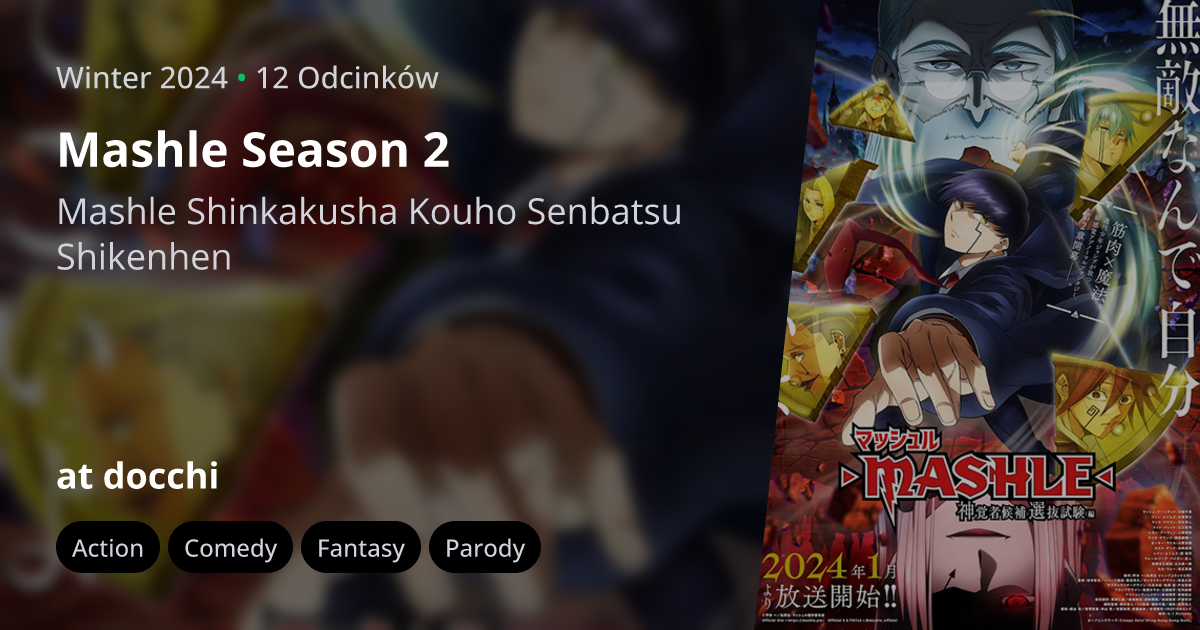 Mashle Season 2 - docchi.pl