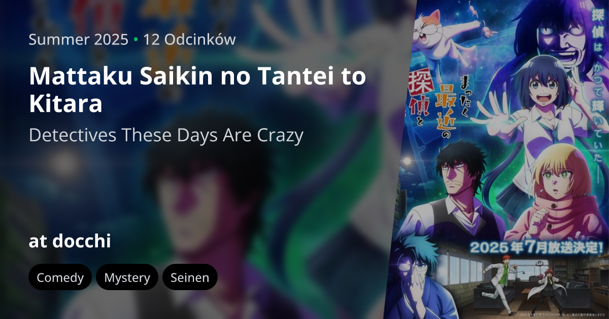 Odcinek 1 - Mattaku Saikin no Tantei to Kitara - docchi.pl