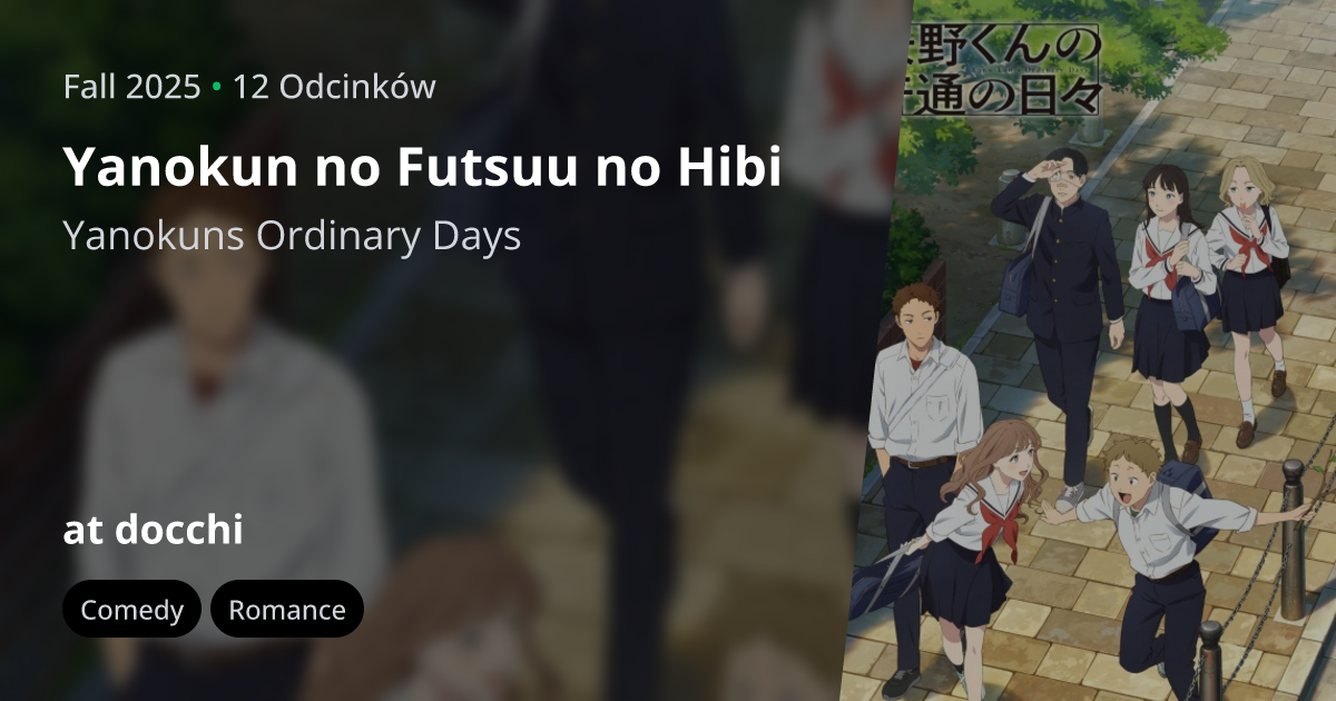 Yano-kun no Futsuu no Hibi - docchi.pl